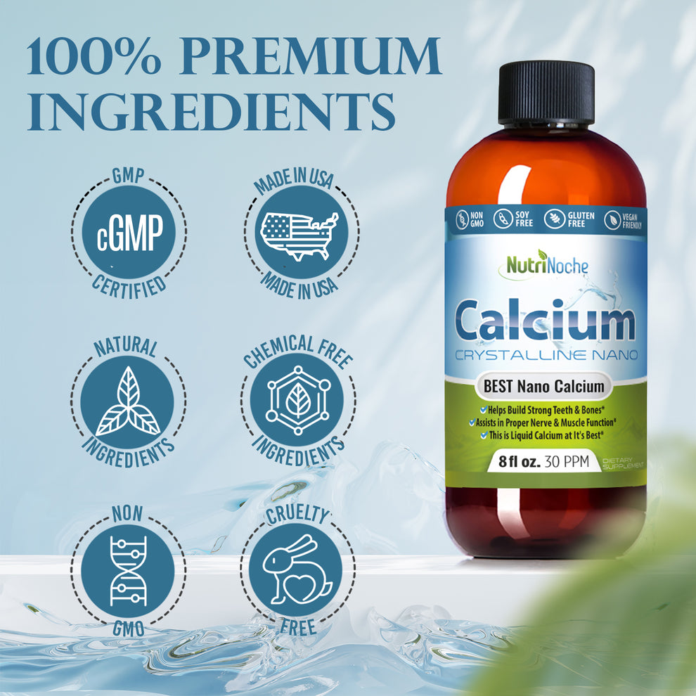 Liquid Calcium by Nutrinoche- 99.99% Ultra Pure Nano Calcium – NutriNoche