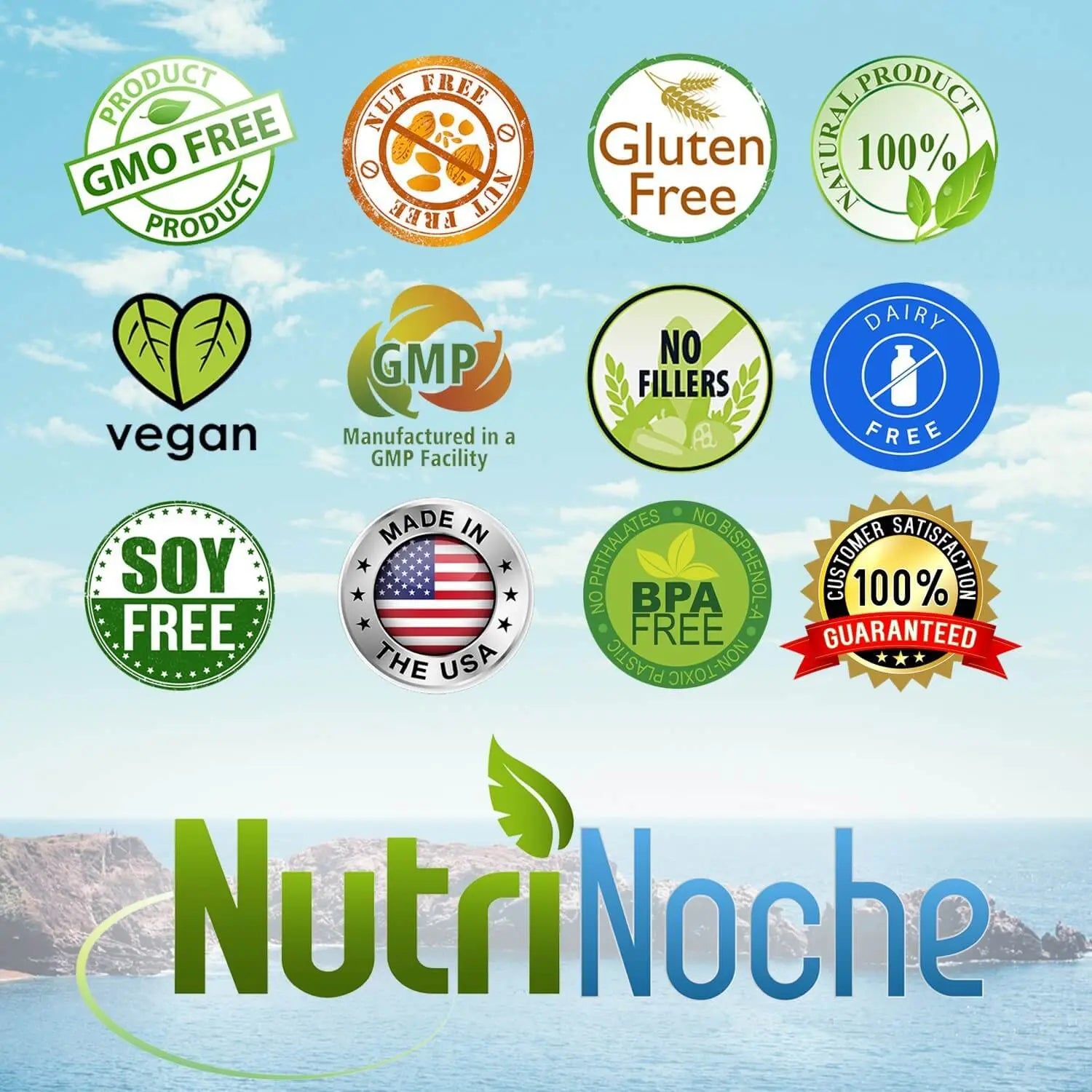 NutriNoche Colloidal Gold | 99.99% Ultra Pure Crystalline Nano Gold