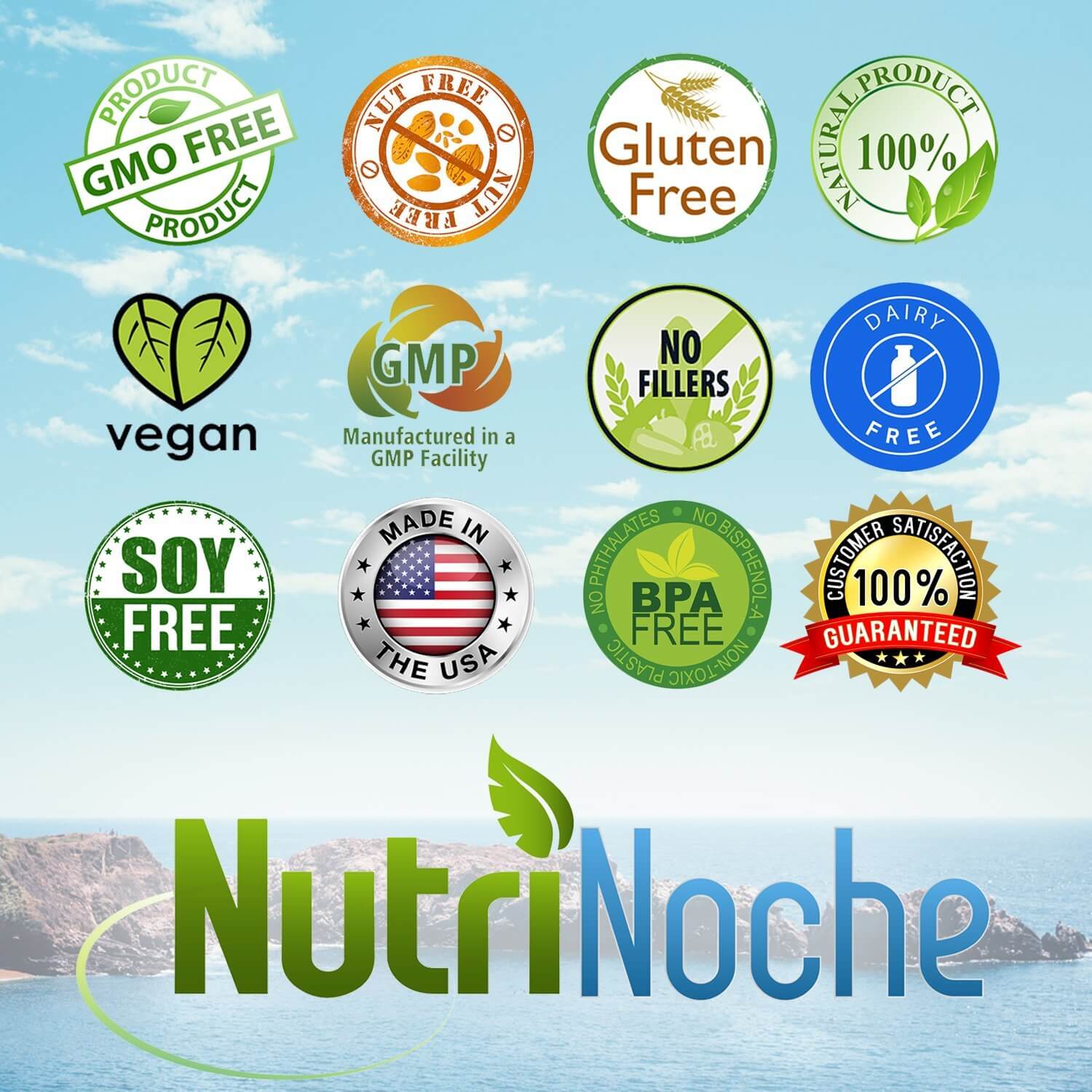 NutriNoche Colloidal Gold | 99.99% Ultra Pure Crystalline Nano Gold